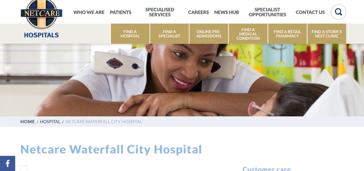 Waterfall Netcare Midrand was wonderlik – Dr. Christa van Staden
